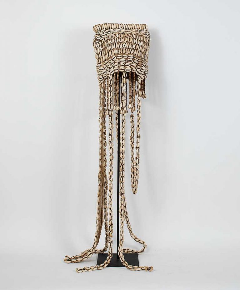 COWRIE SHELL HEADDRESS - Hamill Galleries